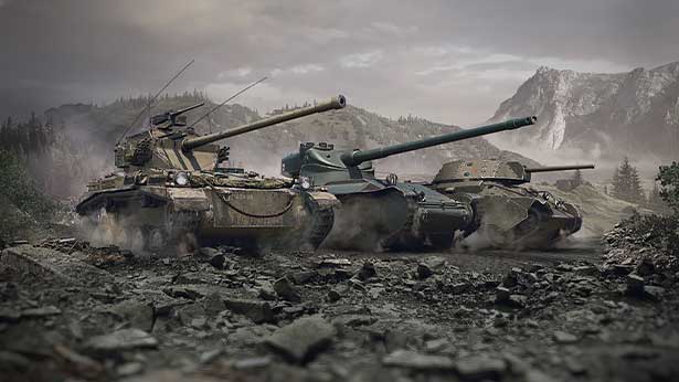 FV1066 Senlac, AMX 13 57 and T-34 shielded