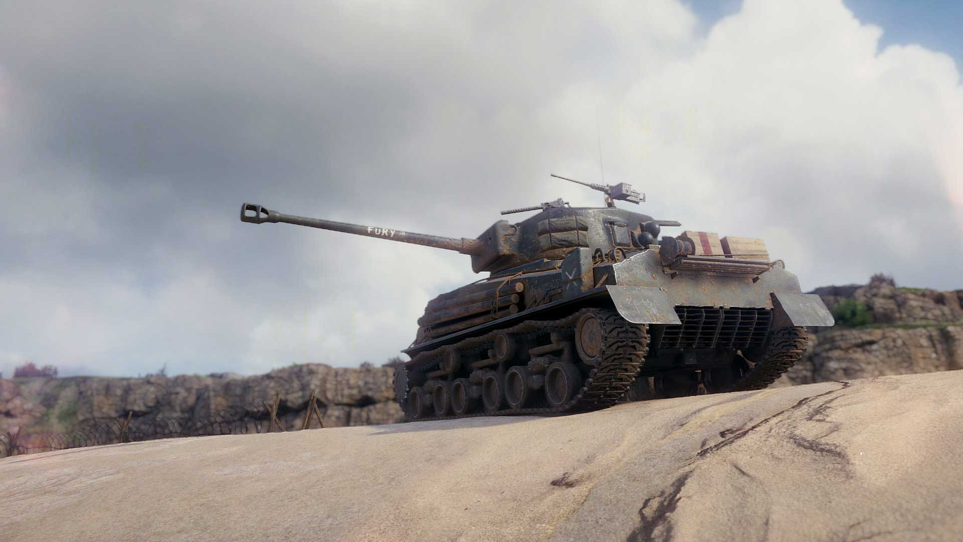 Fury Tank Movie Wallpaper