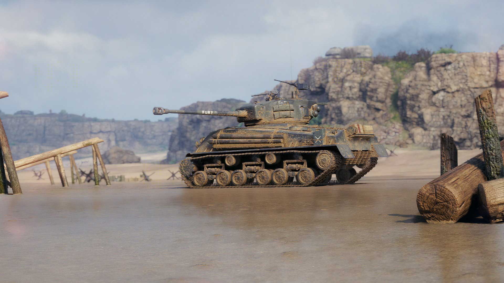 Sherman Fury M4a3e8 Tank
