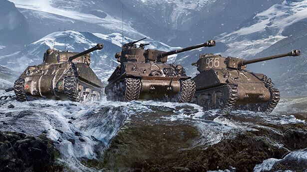 Special Offer: M4A3E8 Fury, Sherman VC Firefly, Loza's M4-A2 Sherman