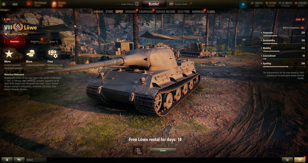 Wot Lowe Equipment